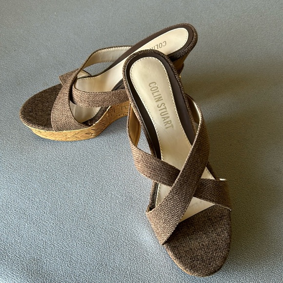 Colin Stuart | Shoes | Colin Stuart Wedges | Poshmark